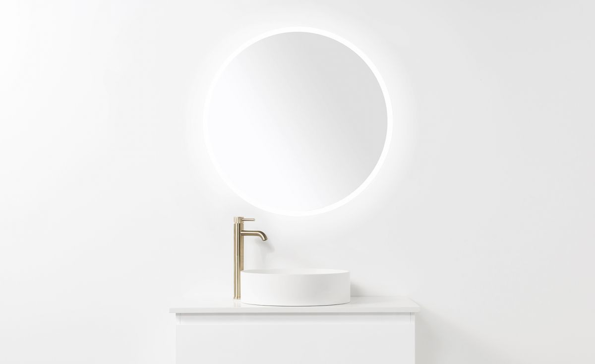 LED Light Mirror Round 900 x 900 • Bath Co