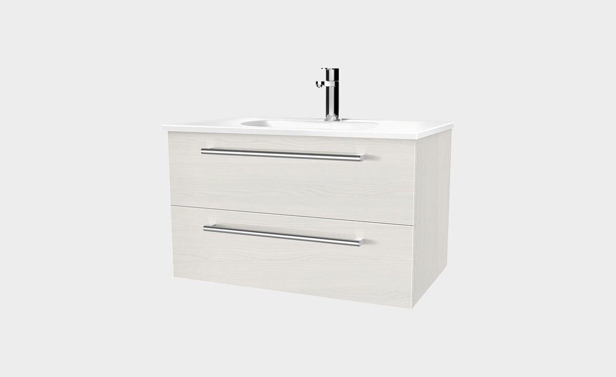 Fresh 750 Wall-Hung Vanity 2 Drawers • Bath Co