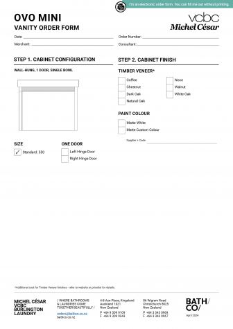 Catalogues & Order Forms • Bath Co