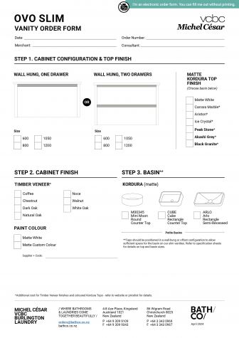 Catalogues & Order Forms • Bath Co