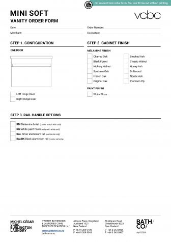 Catalogues & Order Forms • Bath Co