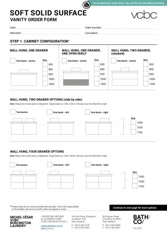 Catalogues & Order Forms • Bath Co